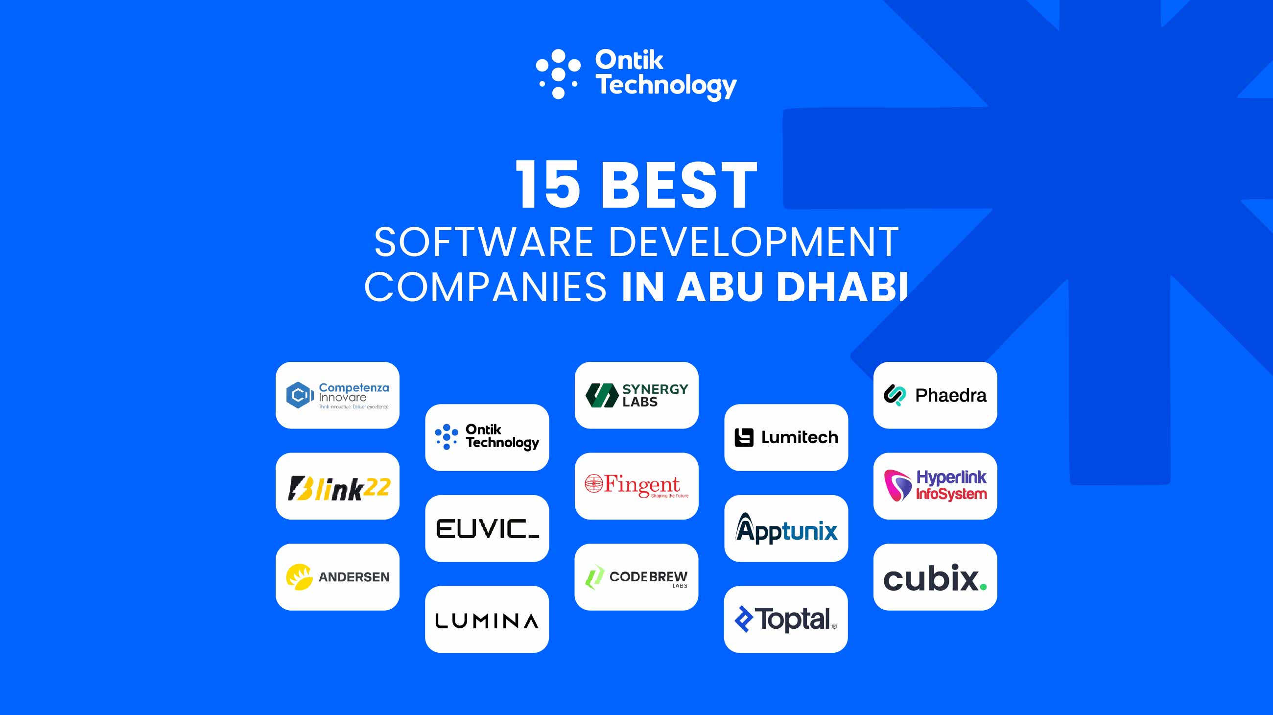 Best Software Development Companies in Abu Dhabi,UAE - Ontik Technology